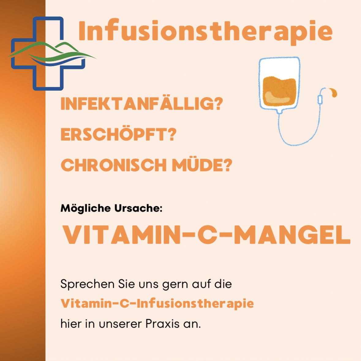 Vitamin C Infusionen - Ihre Landarztpraxis vor Ort im Ringgau